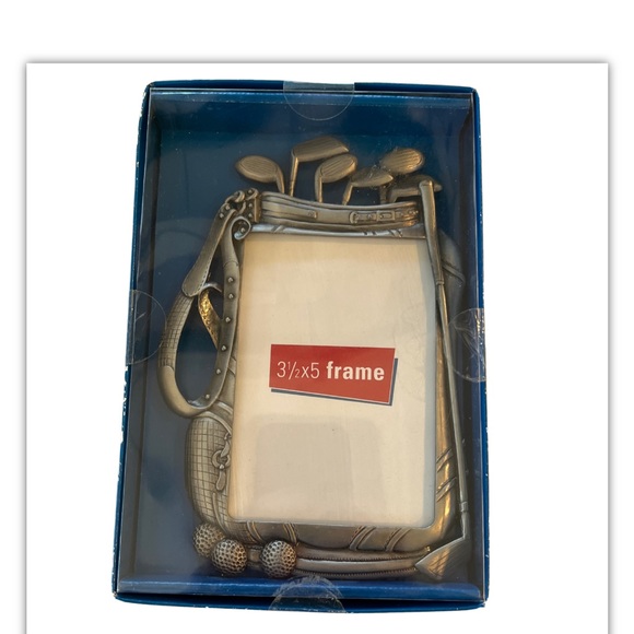 Kohl's | Accents | New Silver Golf Bag Clubs Picture Frame Handcrafted ...